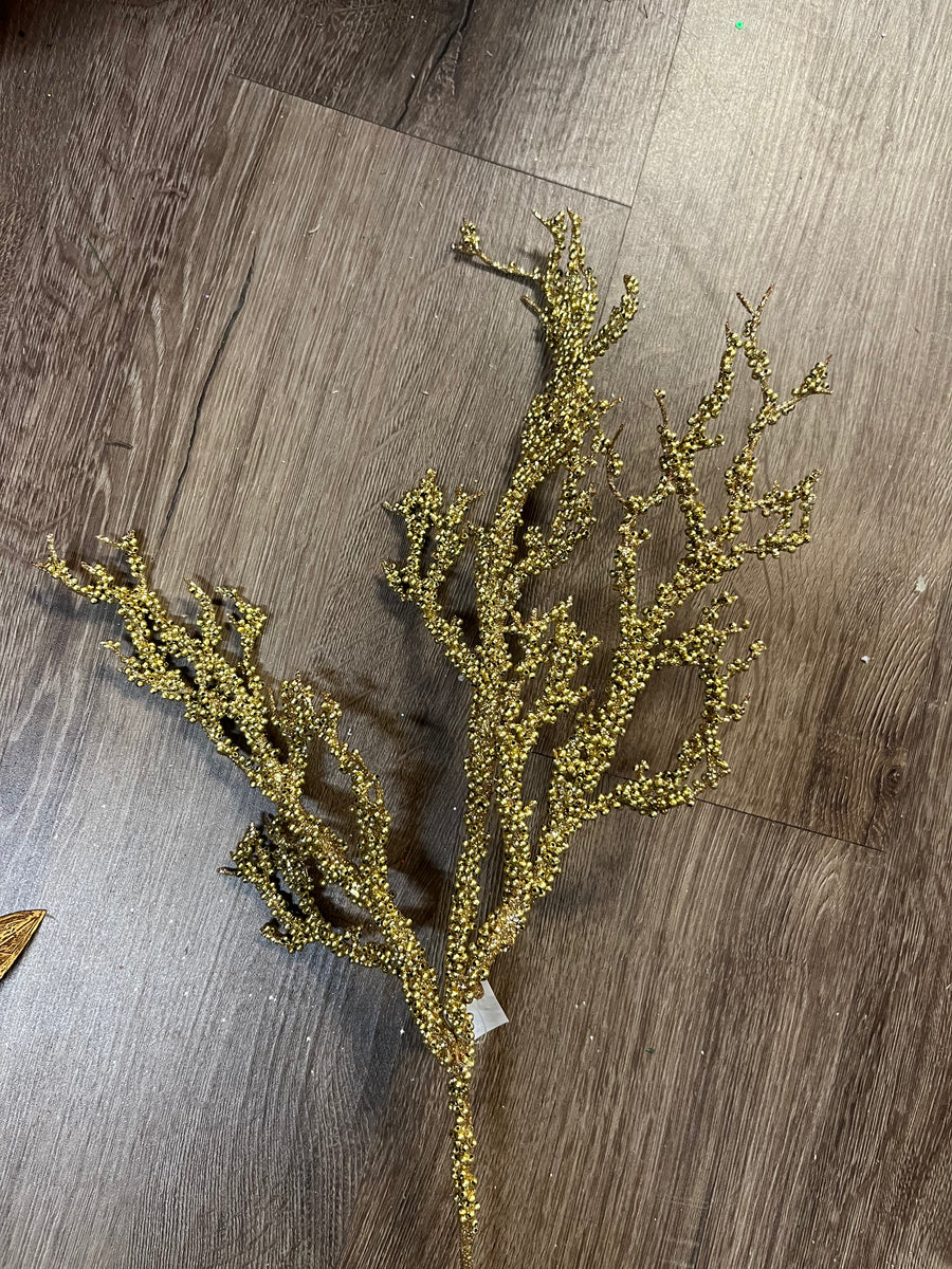 Beaded Gold Branch – Designs by Dylan